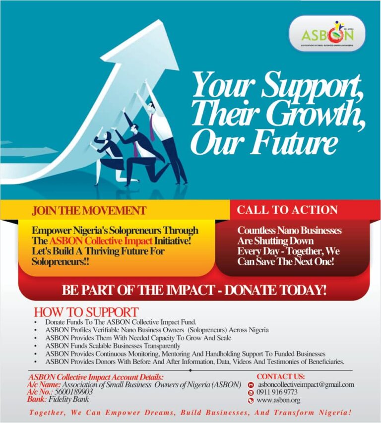 ASBON – Association of Small Business Owners of Nigeria